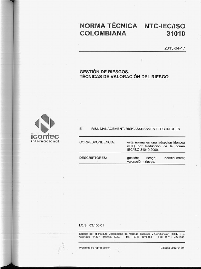 NTC - ISO 31010 Risk Assessment Techniques-10 PDF | PDF