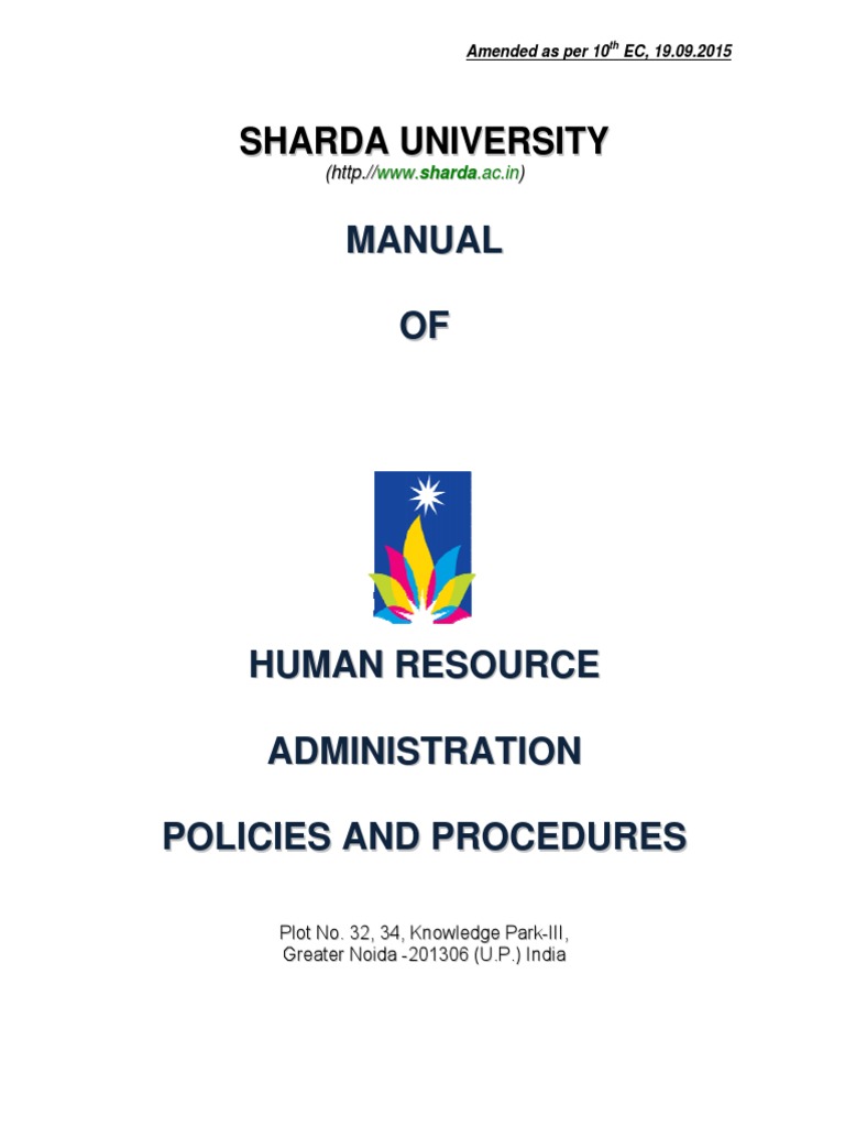 Sharda University Noida | PDF | Doctor Of Philosophy | Academic Degree