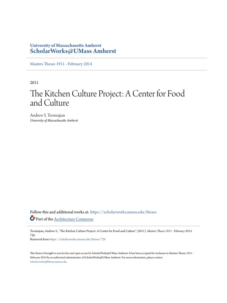The Kitchen Culture Project: A Center For Food and Culture ...