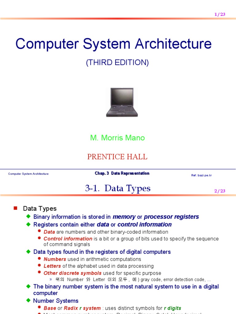 Computer System Architecture: (Third Edition) | PDF | Binary Coded Decimal | Encodings