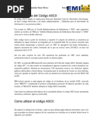 Lista Completa de Caracteres Del Código ASCI | PDF | Ascii | Comillas