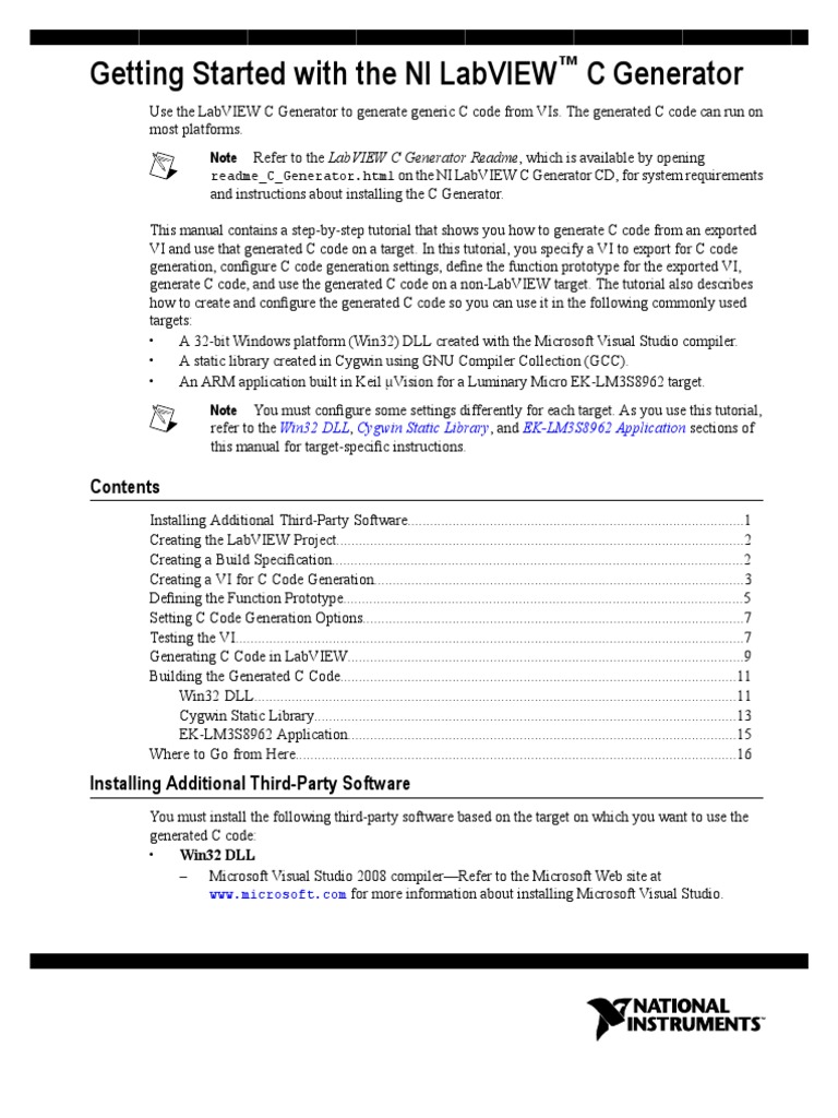 Labview C Code Generator Pdf Library Computing C Programming 1671