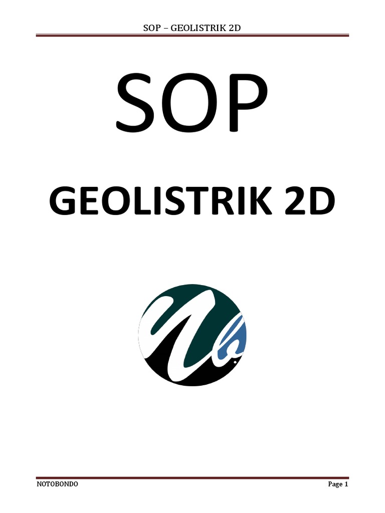 Geolistrik 2d Pengolahan Data Geolistrik 1D Menjadi 2D Dan 3D | Lets