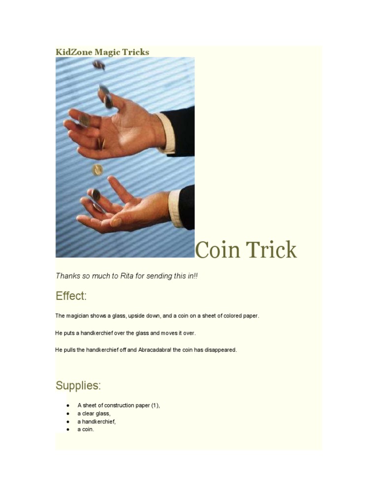 KidZone Magic Trick4 | PDF