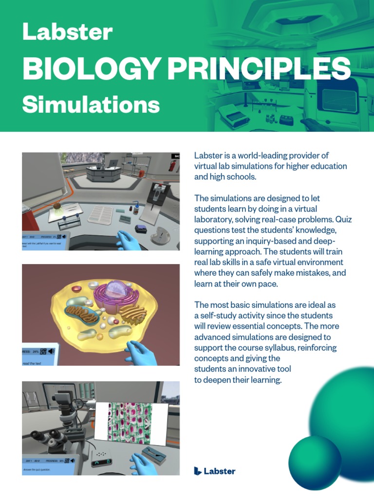 Virtual Biology Lab Simulations | PDF | Evolution | Cell Growth