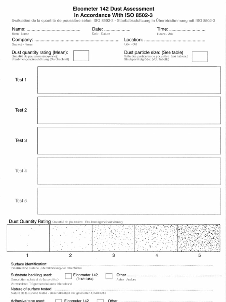 Dust Test Report | PDF