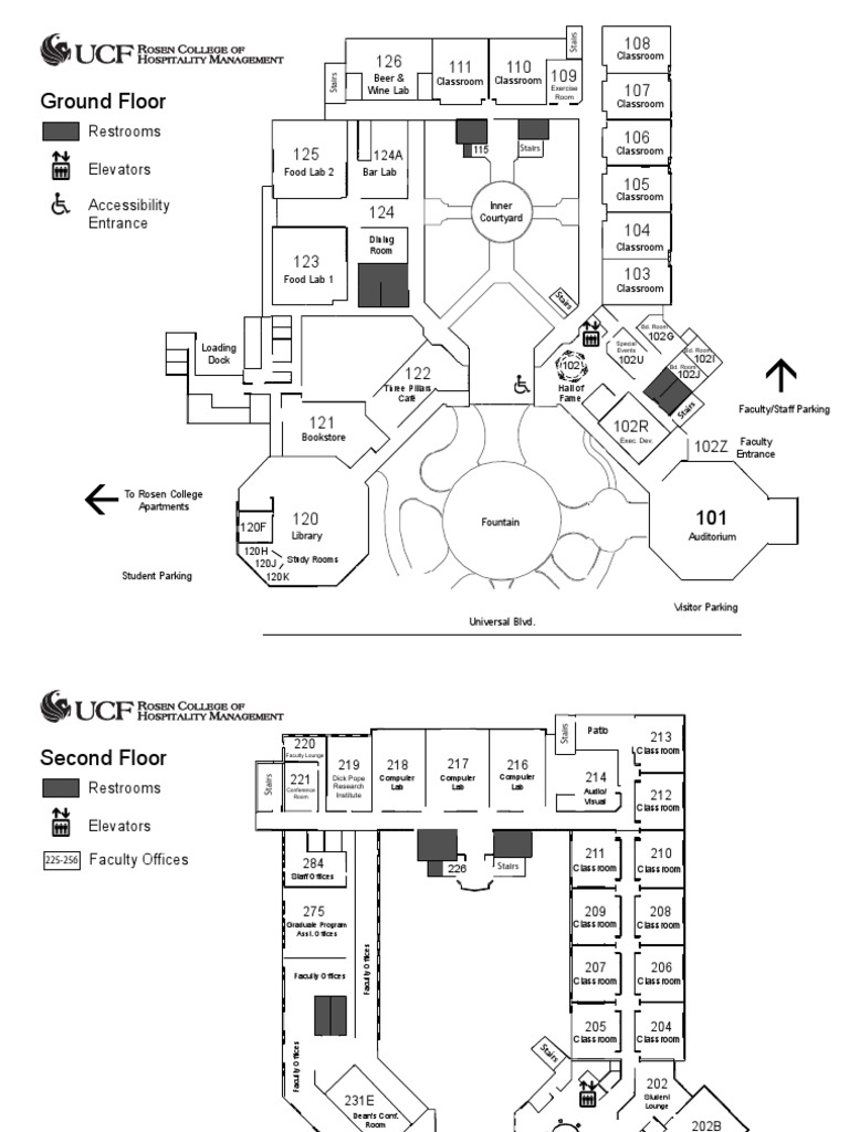 RCHM Campus Map 2 PDF | PDF | Architectural Elements | Buildings And ...