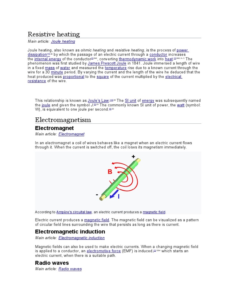 Resistive heating explained | PDF