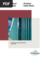Kingspan Quadcore ks1000rw Roof Panel Data Sheet en GB Ie | PDF | Roof | Building Engineering