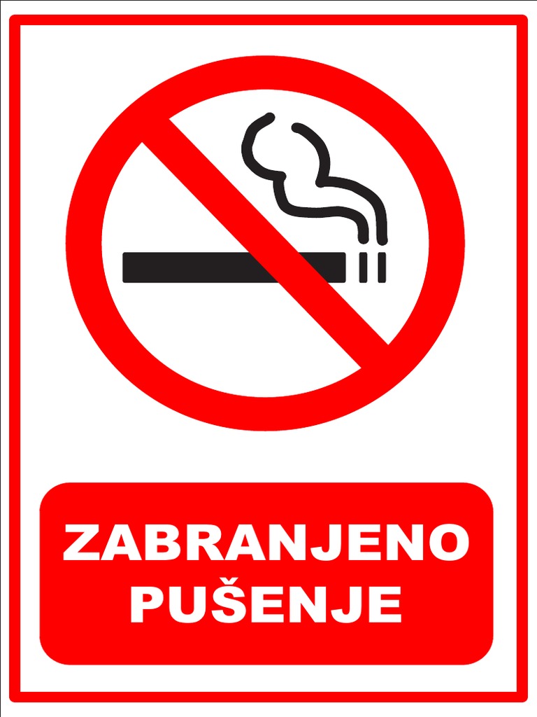 Zabranjeno Pusenje A5 PDF | PDF