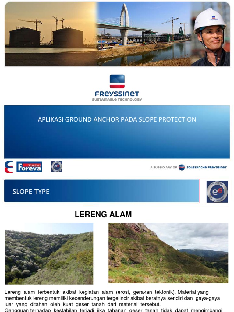 04 - Freyssinet Webinar - Aplikasi Ground Anchor Di Dalam Pekerjaan Slope Protection ...