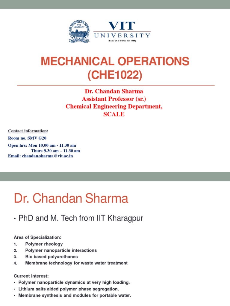 MO - Module 1 t0 3 | PDF | Mill (Grinding) | Chemistry
