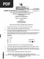 CSEC Maths July 2020 P1 Answers | PDF