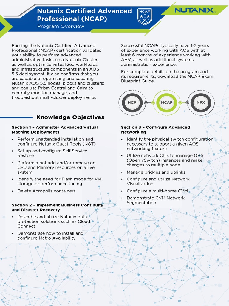 NCAP Datasheet 0918 | PDF | Computer Cluster | Computer Network