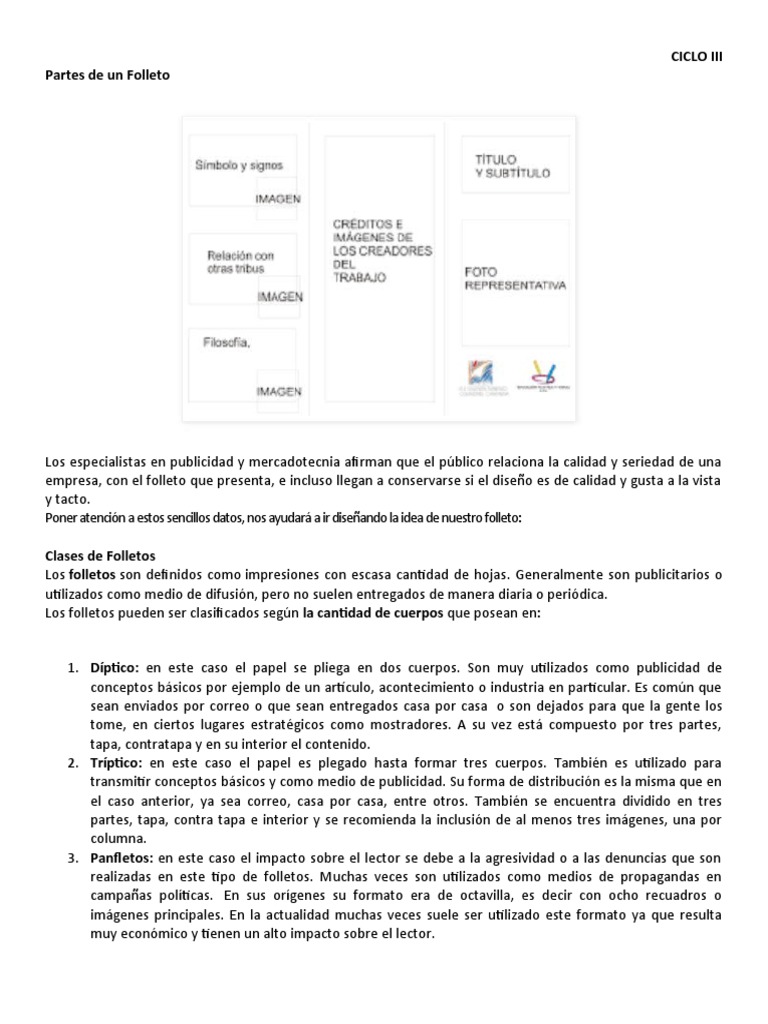 Tipos y partes de los folletos: una guía completa para diseñar ...