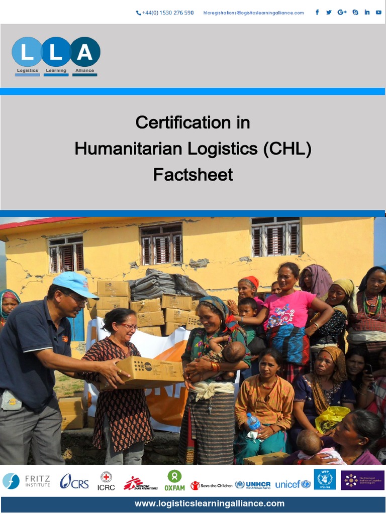 Logistics Learning Alliance CHL Certification | PDF | Logistics | Learning