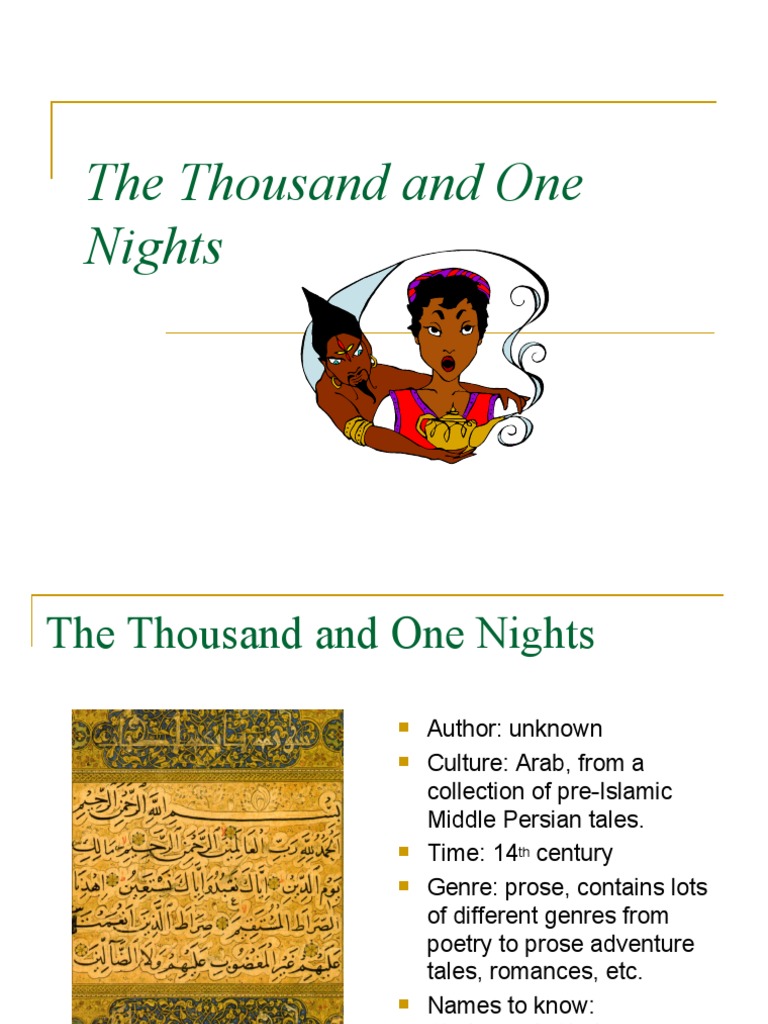 Arabian Nights | PDF | One Thousand And One Nights