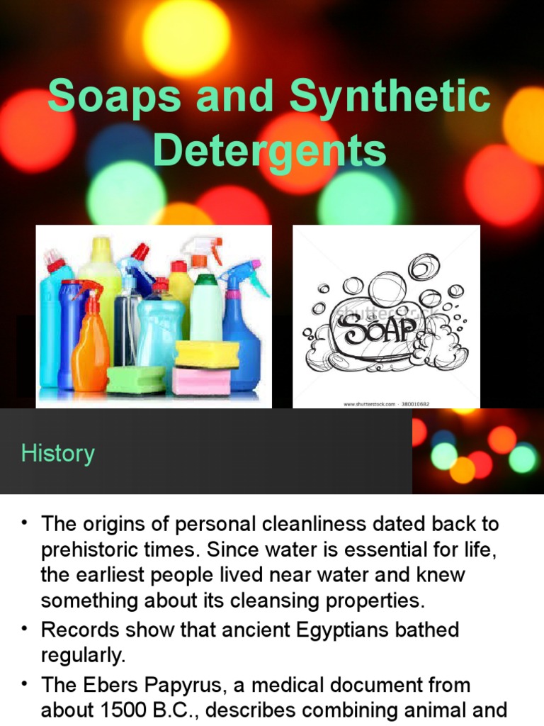 Soaps and Detergents | PDF | Soap | Sodium Carbonate
