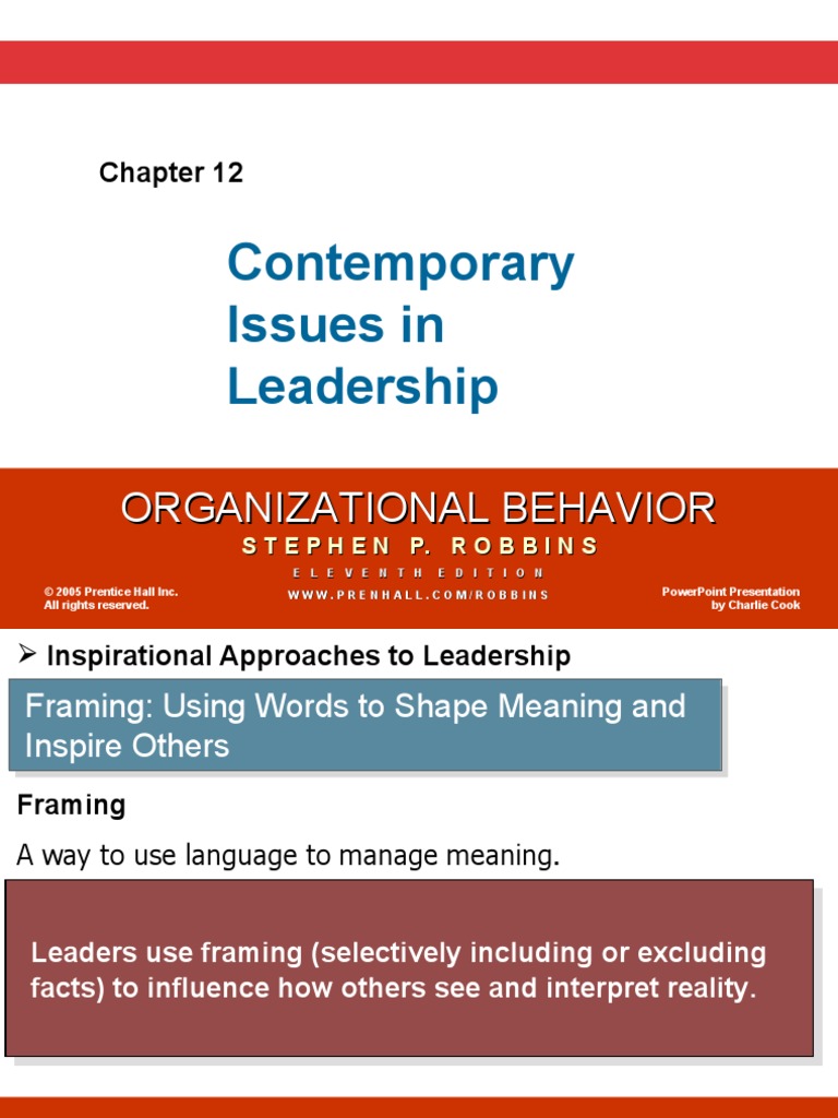 Contemporary Issues in Leadership: Organizational Behavior | Download ...