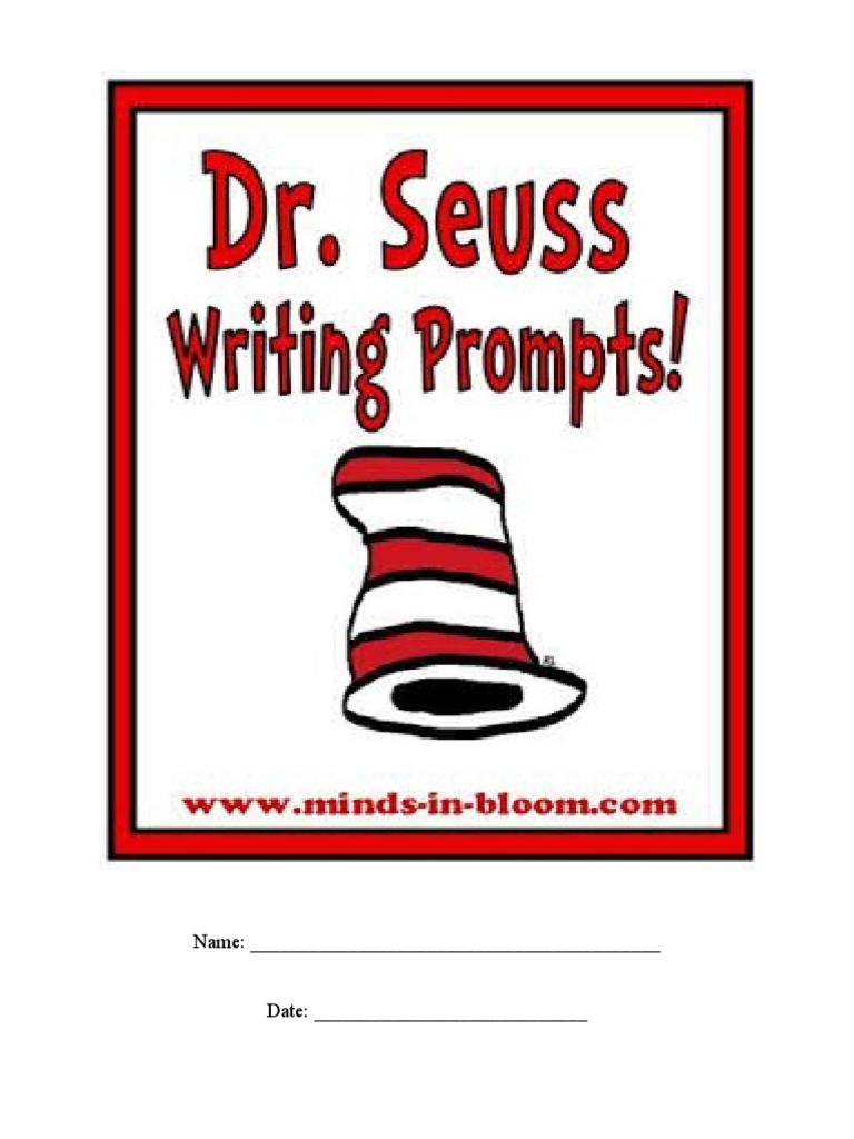 Dr. Seuss Writing Prompts for Students | PDF | Dr. Seuss | Books