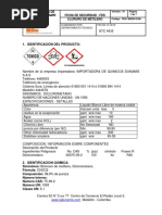 MSDS Octoato de Calcio 10 | PDF | Agua | Solvente