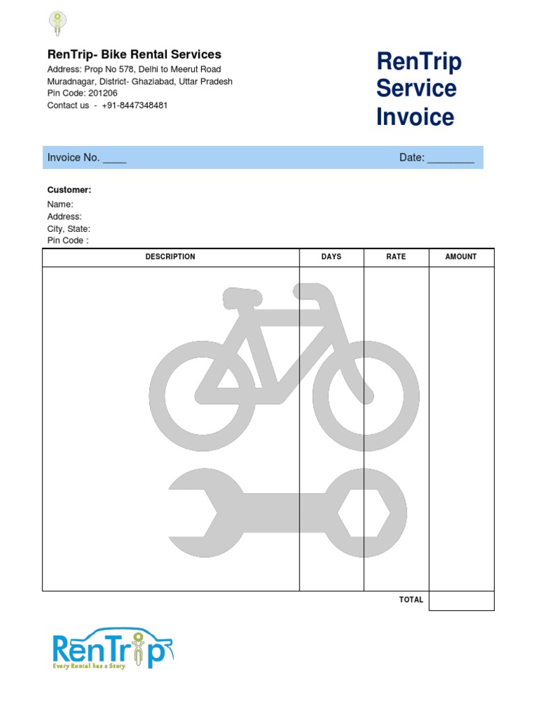 Bicycle Repair Invoice | PDF