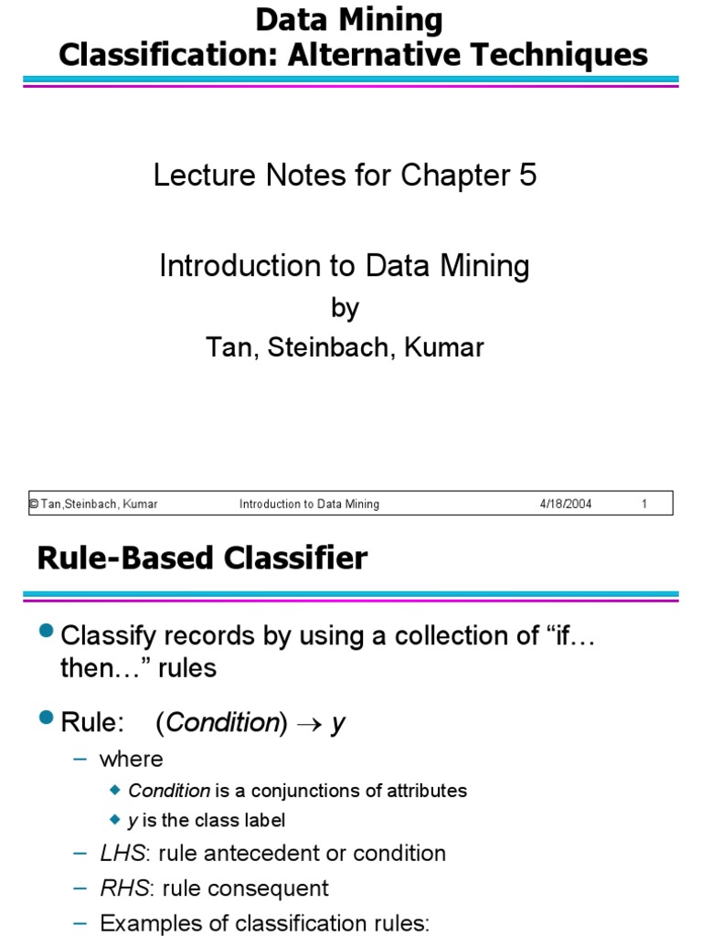 Chap5 Alternative Classification | PDF | Statistical Classification | Bayesian Inference