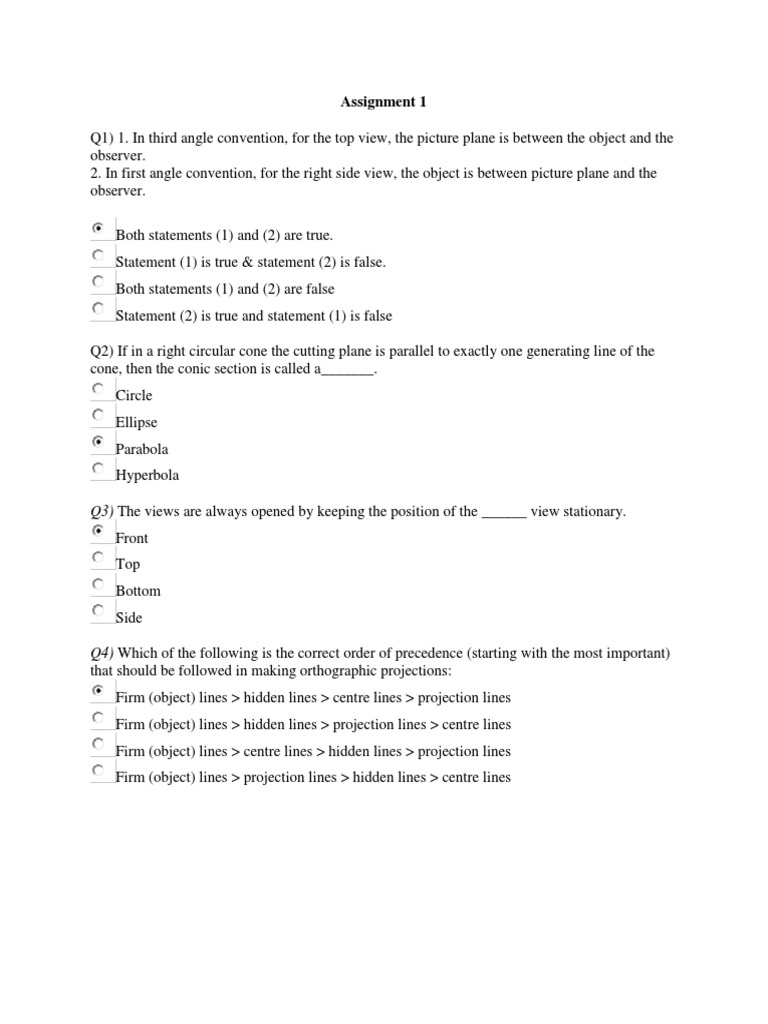 Assignment 1: Q3) The Views Are Always Opened by Keeping The Position of The - View Stationary | PDF