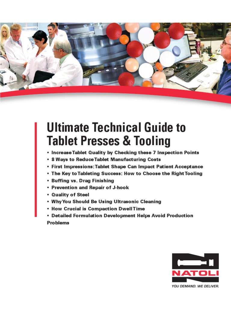 Ultimate Technical Guide Tablet Presses Tooling - Ebook | PDF | Ingot | Tablet (Pharmacy)