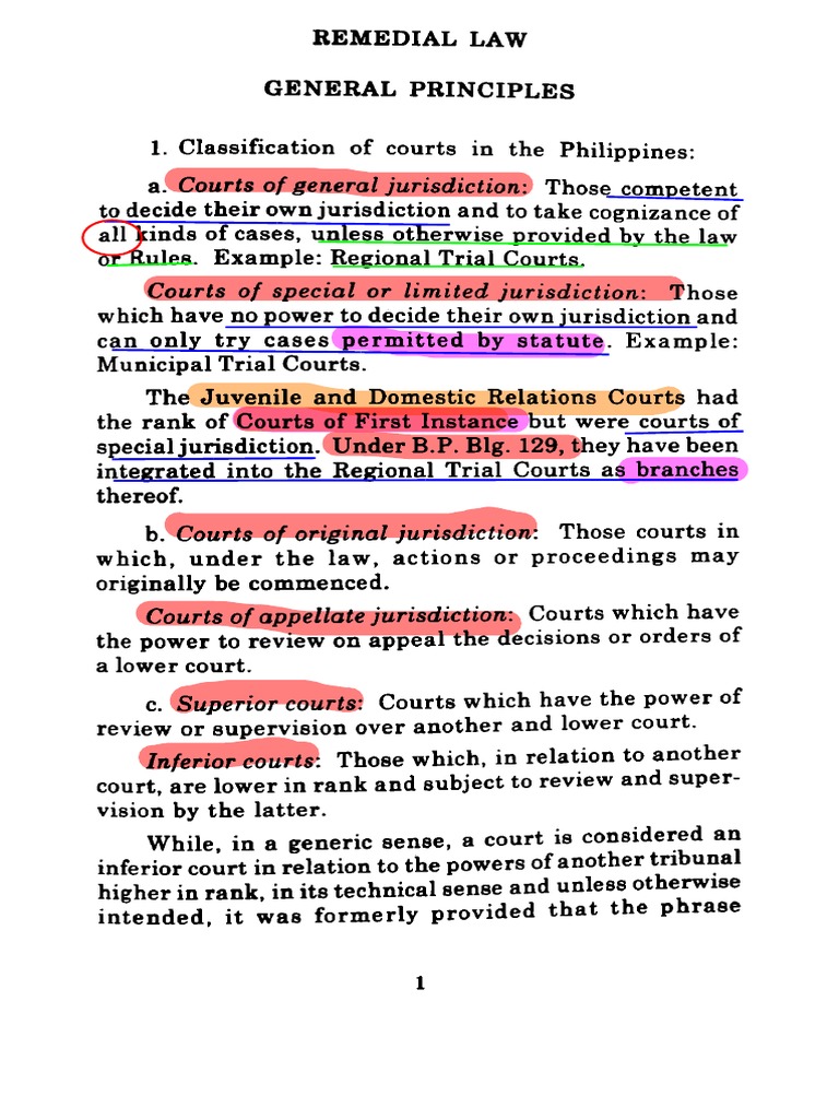 Remedial Law Compendium by Regalado PDF | PDF