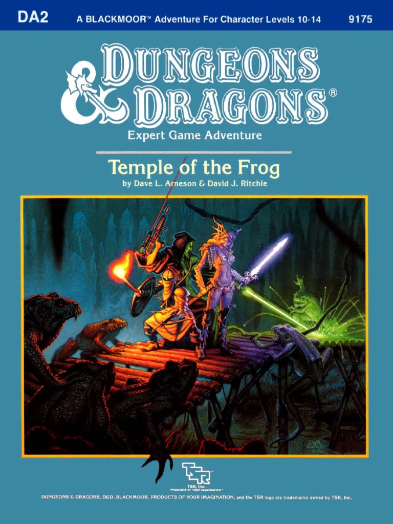 DA2 - Temple of The Frog (TSR9175) (Remastered) | PDF | Dungeons ...
