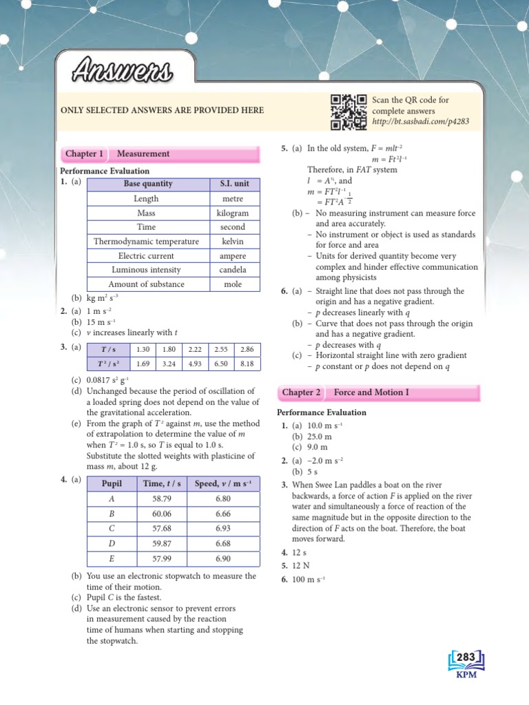 Physics Form 4 DLP Answers PDF | PDF | Refraction | Optics