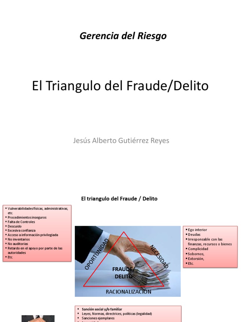 El Triangulo Del Fraude - Delito PDF | PDF | Thriller y crimen | Science