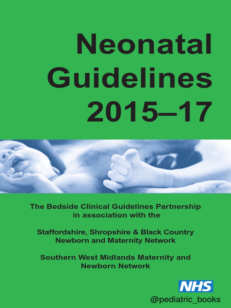 Neonatology Guidelines NHS PDF | PDF | Evidence Based Medicine | Health ...