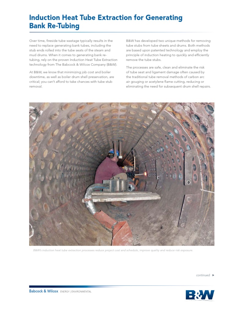PS-474 Induction Heat Tube Extraction PDF | Download Free PDF | Pipe ...