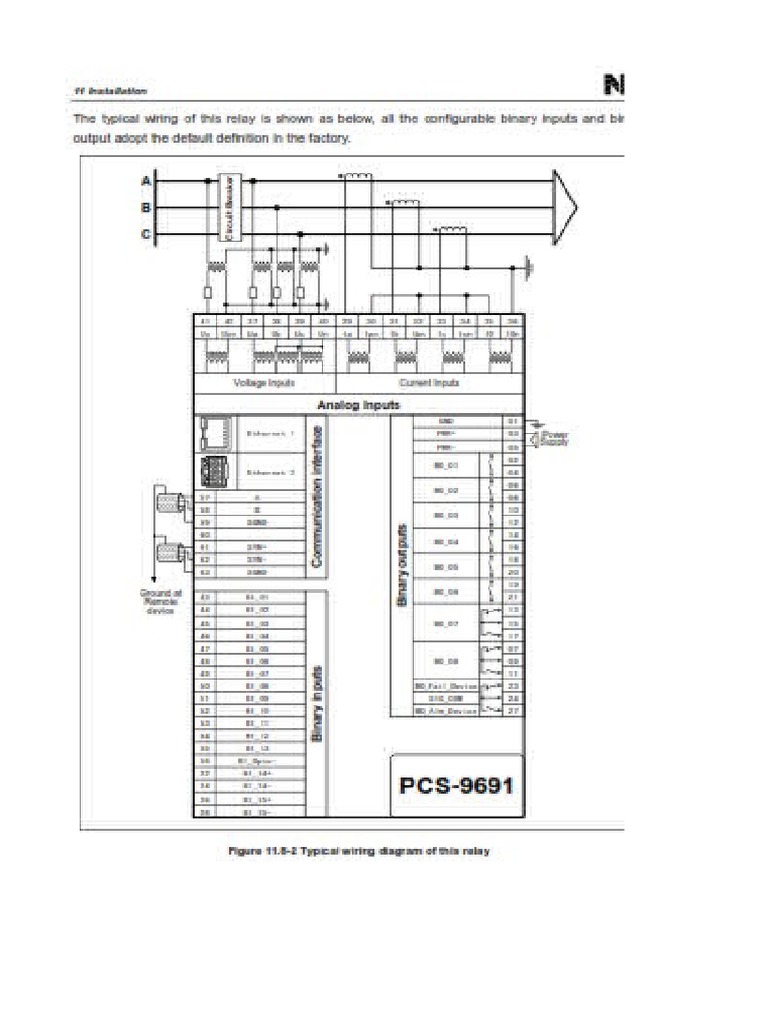 SETTING RELAY NR PCS-9691 Pelanggan | PDF