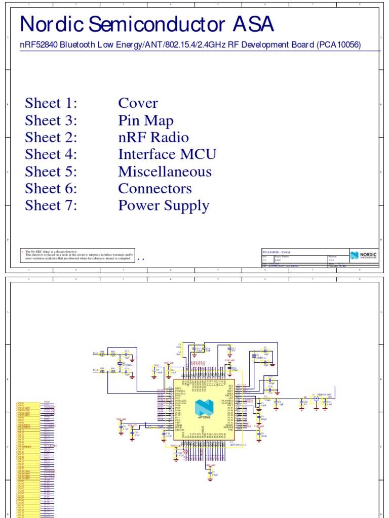 nRF52840 Development Kit Schematic | PDF | Wireless | Electronics