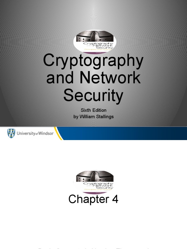 Cryptography and Network Security: Sixth Edition by William Stallings ...
