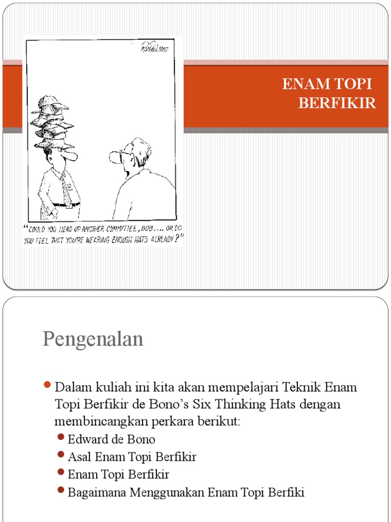 Kuliah 8 Enam Topi Pemikiran | PDF