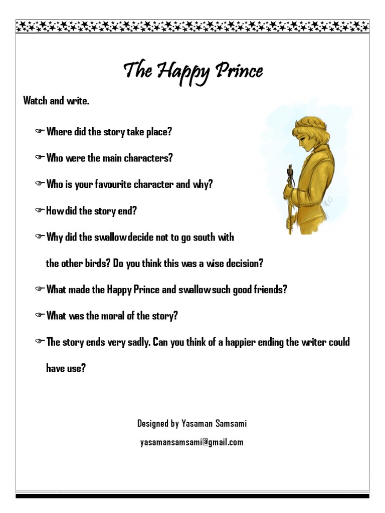 The Happy Prince PDF | PDF