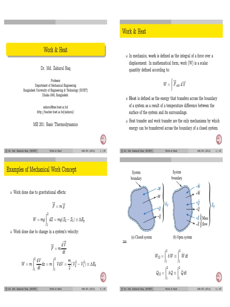 ME201 WorkHeat | PDF | Heat | Materials Science