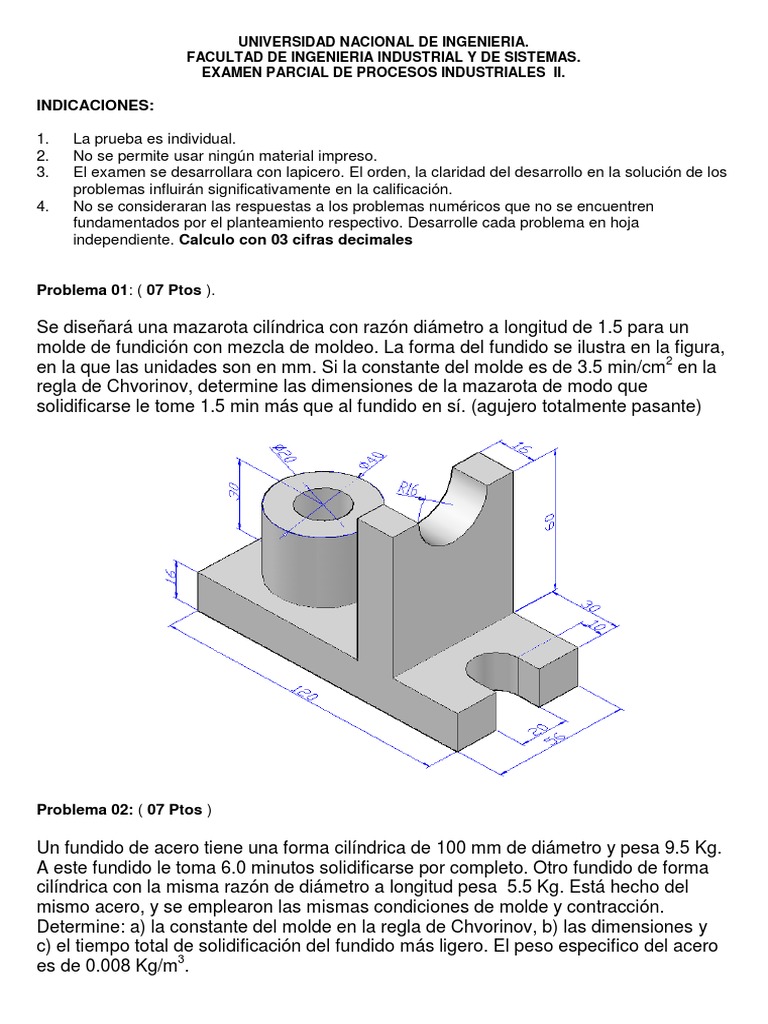 Diseño de Mazarota en Fundición | PDF
