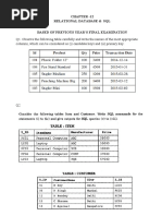 1353360372sql Practice Questions | PDF | Table (Database) | Databases