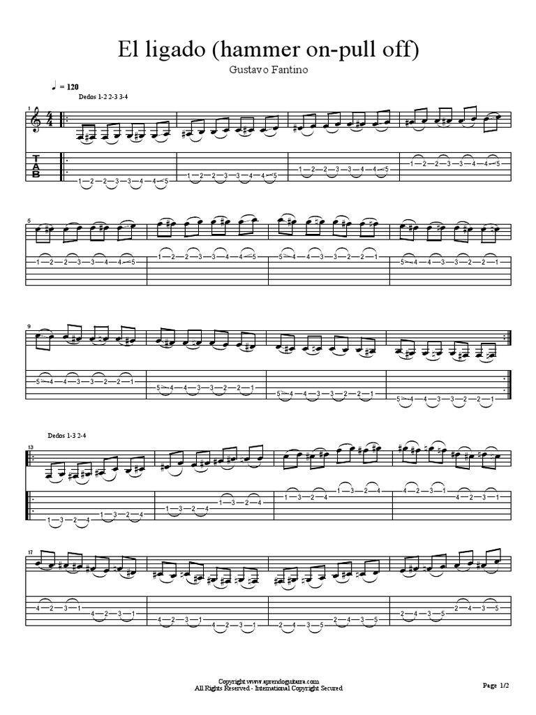 El Ligado (Hammer On-Pull Off) | PDF