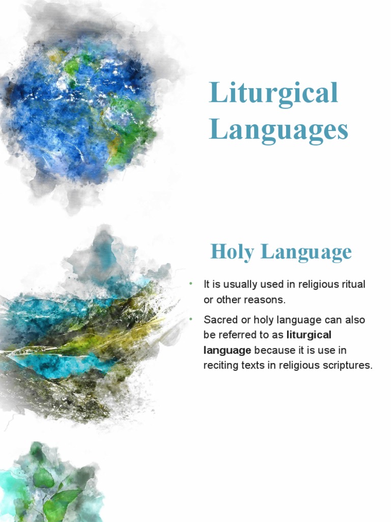 Liturgicallanguages | PDF | Religious Belief And Doctrine | Religious ...