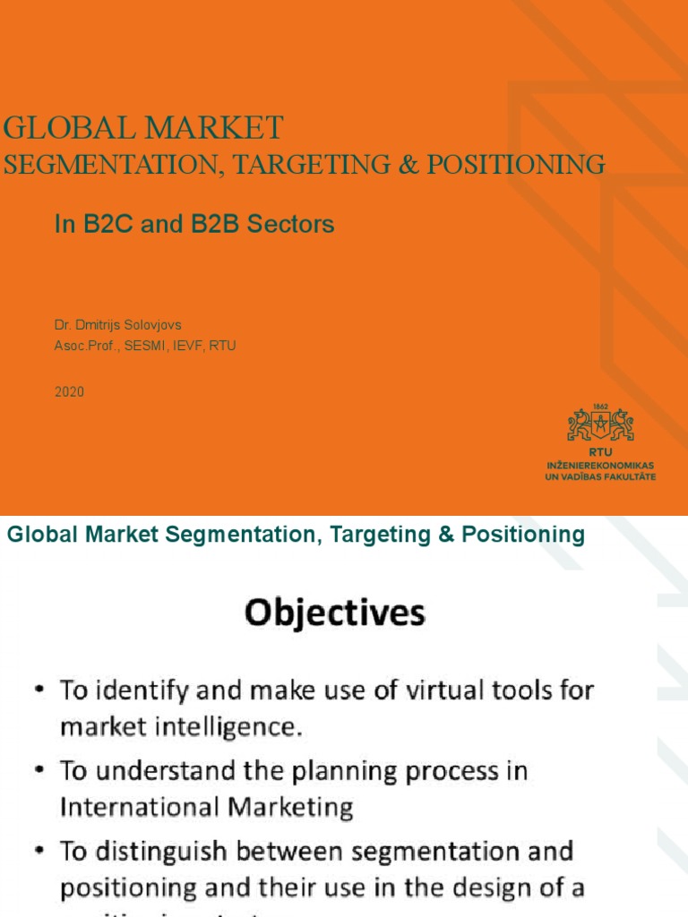 3 - 2019 - Global Market Segmentation Targeting and Positioning | PDF ...