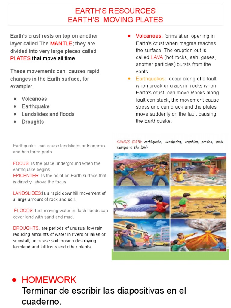 Earth'S Resources Earth'S Moving Plates | PDF