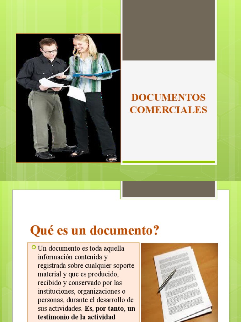 Documentos Comerciales | PDF | Documento | Información
