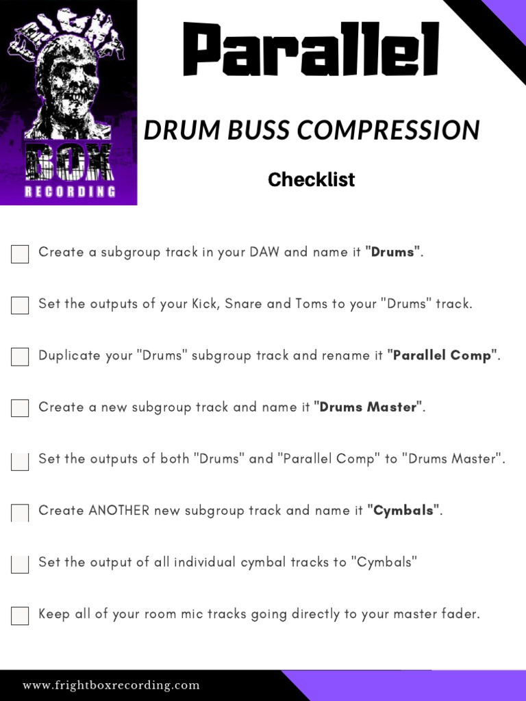 Drum Buss Compression: Checklist | PDF
