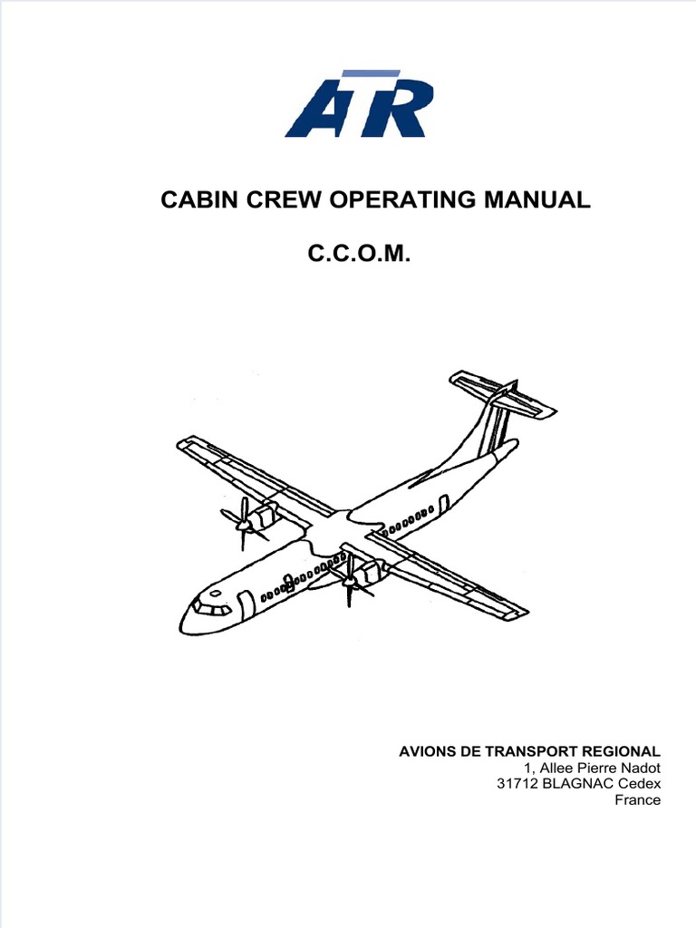 Dokumen - Tips - Atr 42 Cabin Crew Operating Manual PDF | PDF | Flight ...
